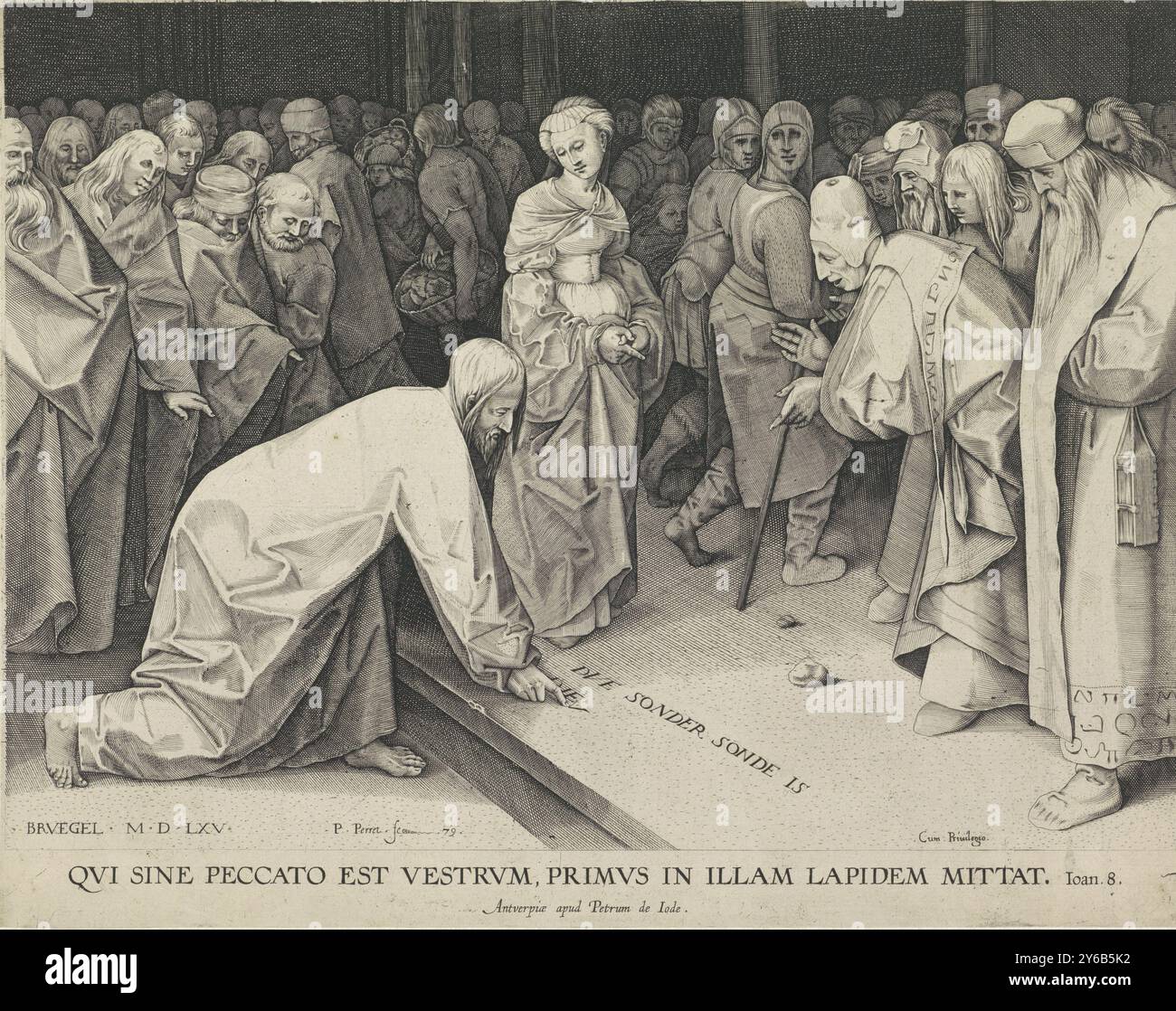 The woman caught in adultery painting hi-res stock photography and ...