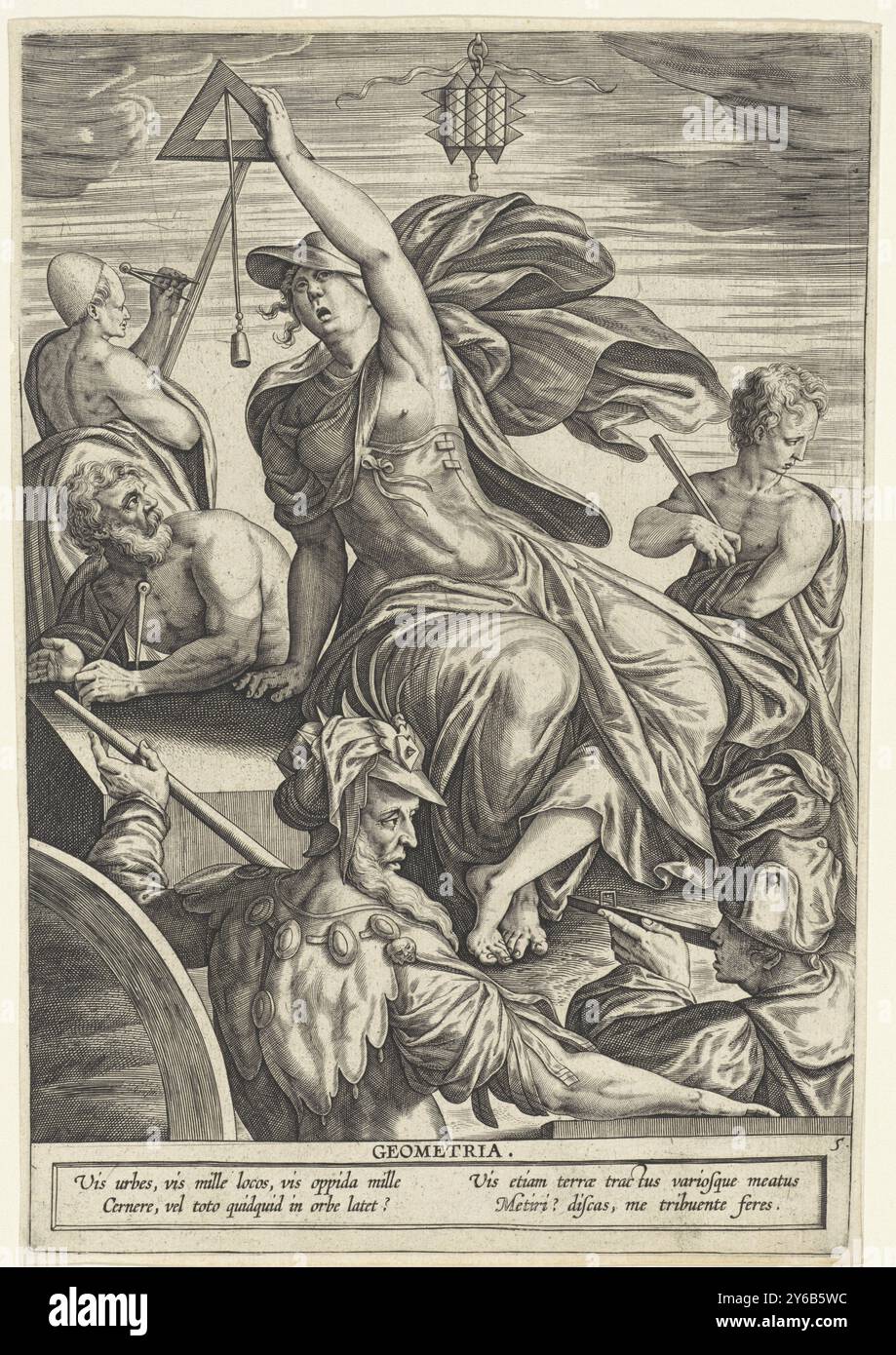 Geometry, Geometria (title on object), The Seven Free Arts (series ...