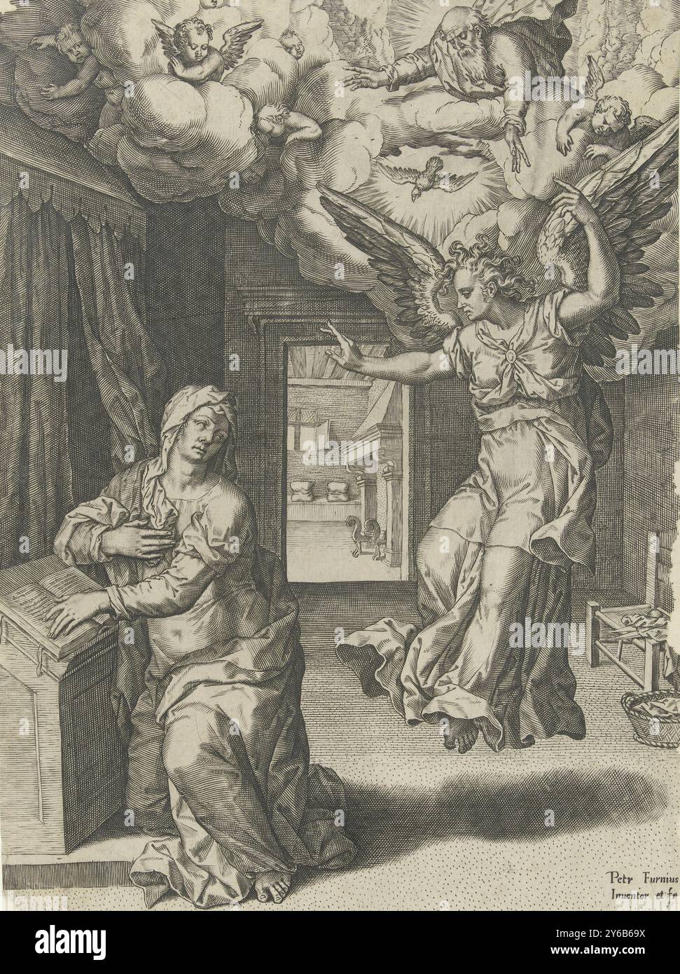 Mary and angel gabriel hi-res stock photography and images - Alamy