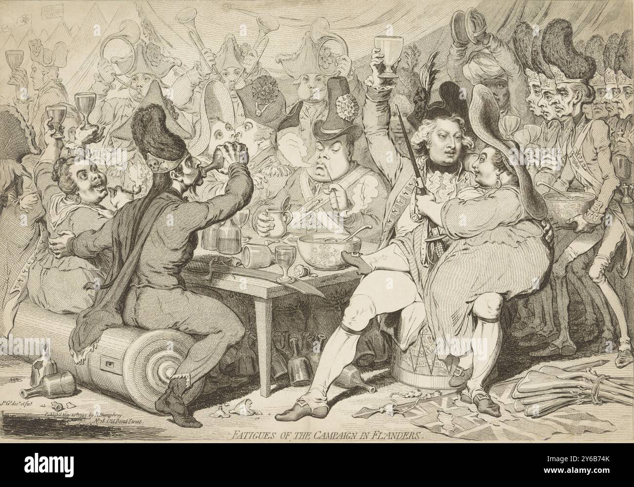 Heavy campaign in Flanders, 1793, Fatigues of the Campaign in Flanders ...