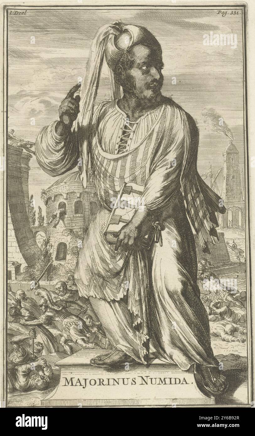 Portrait of Majorinus Numida, Majorinus Numida (title on object ...