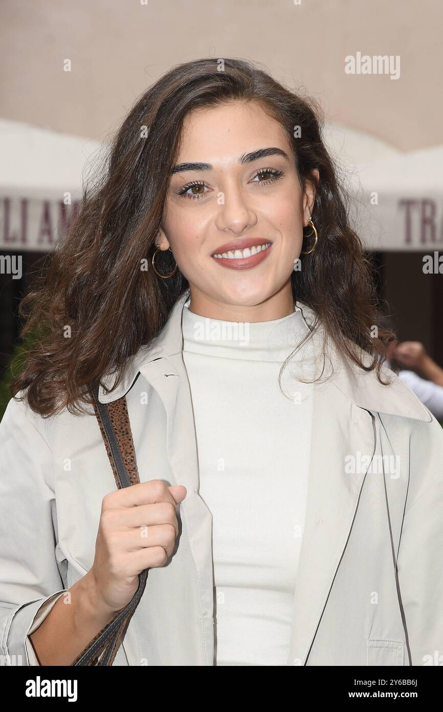 Rome, Palazzo Velli, Inauguration of the Exhibition "The Ladies' Paradise", In the photo ...