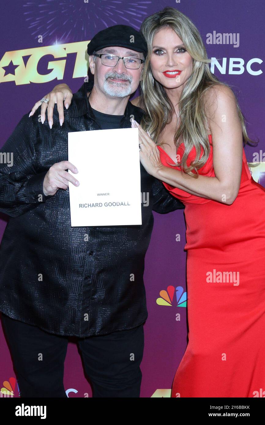 Richard Goodall, Heidi Klum at arrivals for AMERICA'S GOT TALENT Season ...