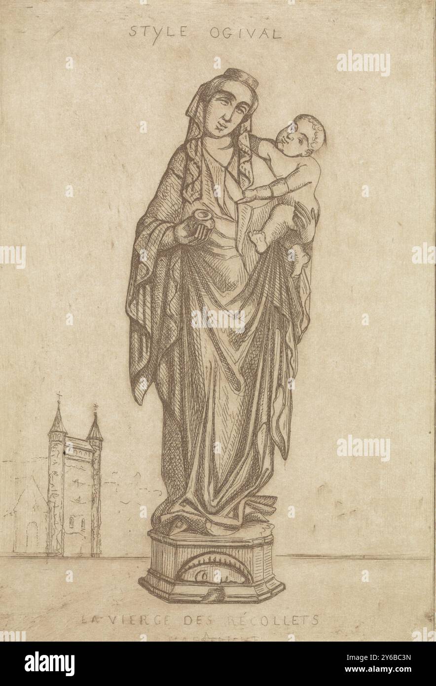 Mary, Star of the Sea, Style Ogival - La Vierge Des Récollets à ...