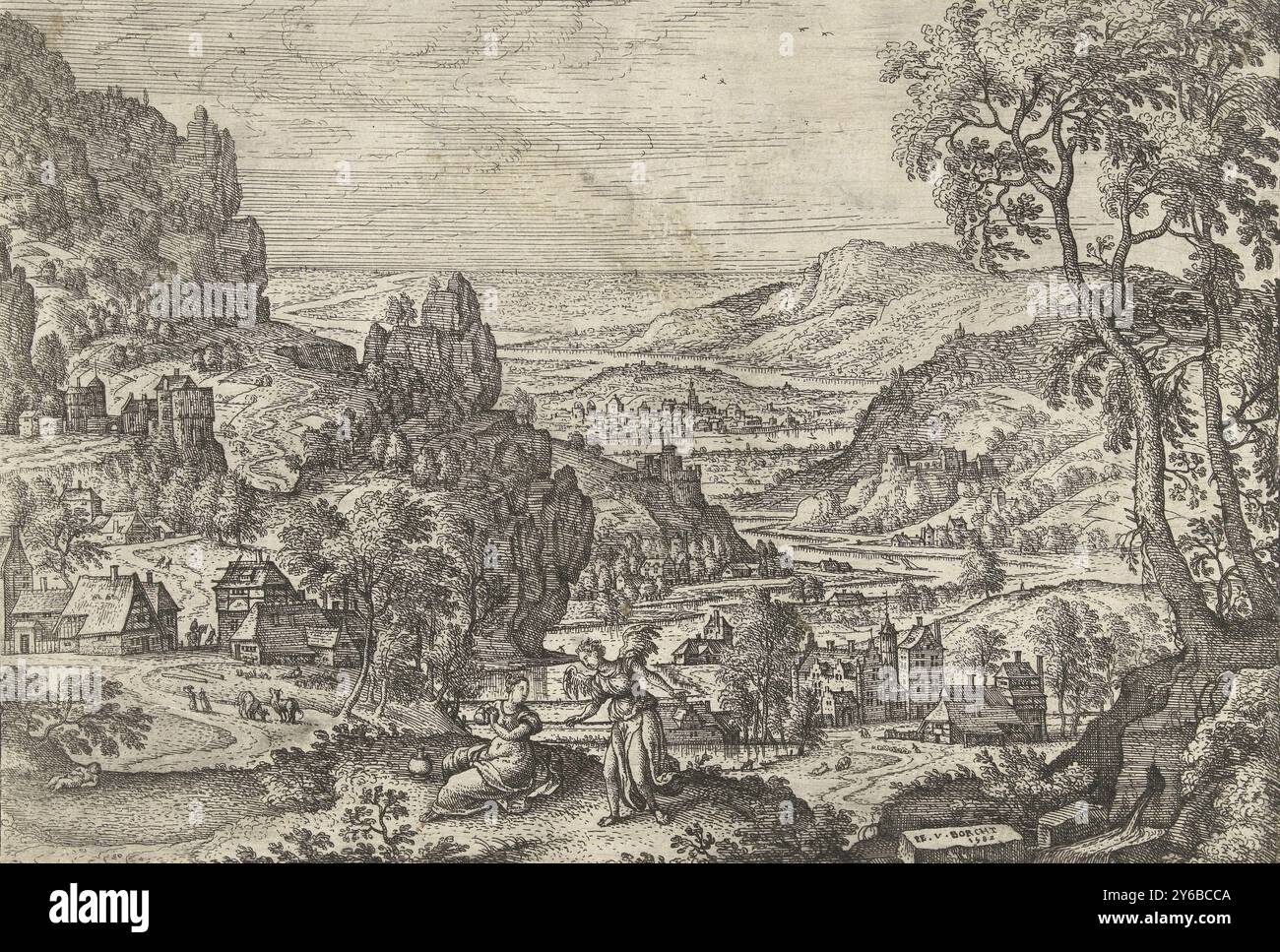 Hagar and the angel, Images and scenes from the Bible (series title ...