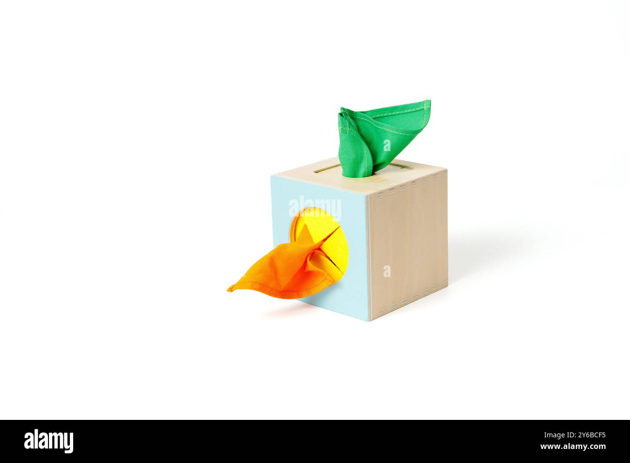 This engaging, interactive shape sorting toy features vibrant fabric ...