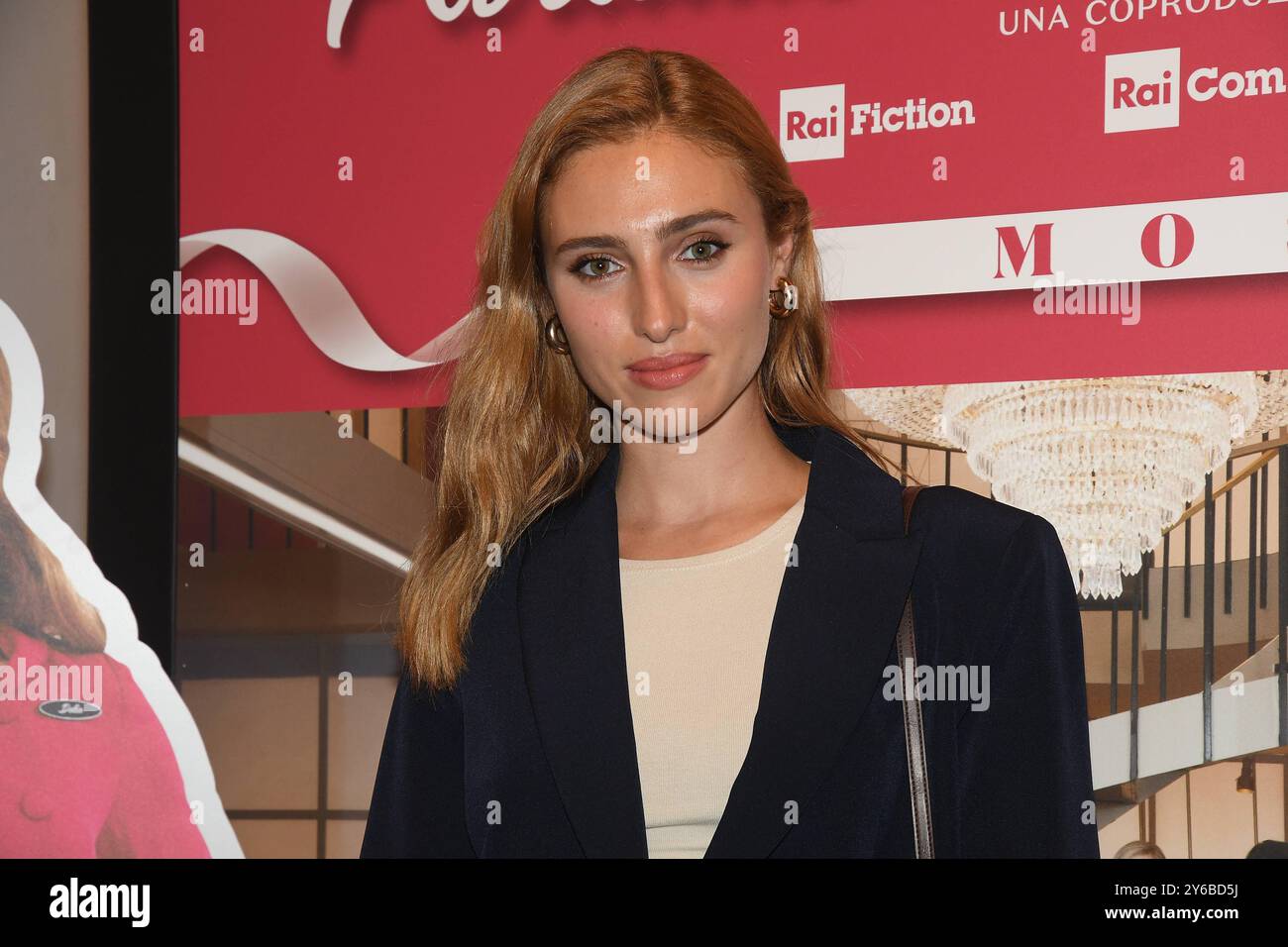 Rome, Palazzo Velli, Inauguration of the Exhibition "The Ladies' Paradise", In the photo: Ilaria ...