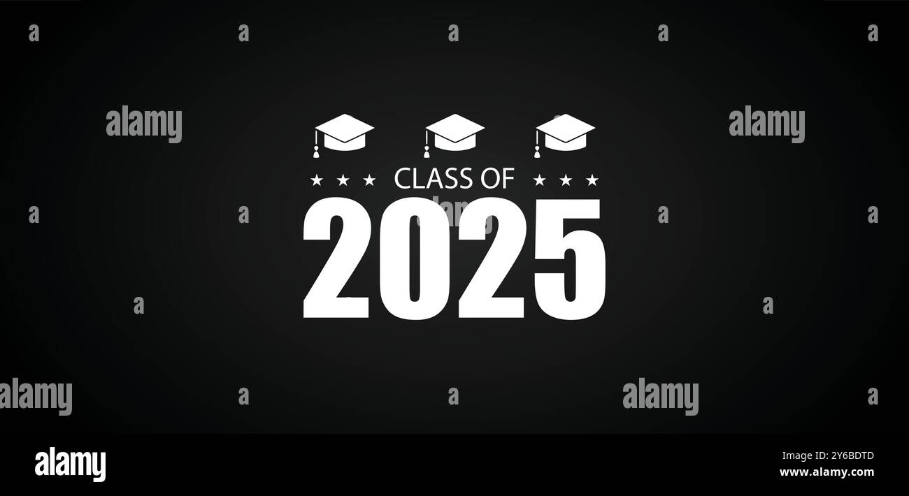Graduation class 2025 Black and White Stock Photos & Images - Alamy
