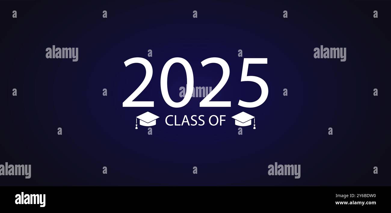 Celebrating the Bright Future of the Class of 2025 Stock Vector Image ...