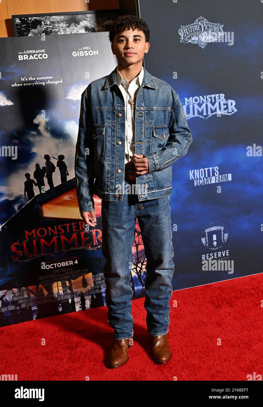 Noah Cottrell arriving to the ‘Monster Summer’ Special Screening at ...