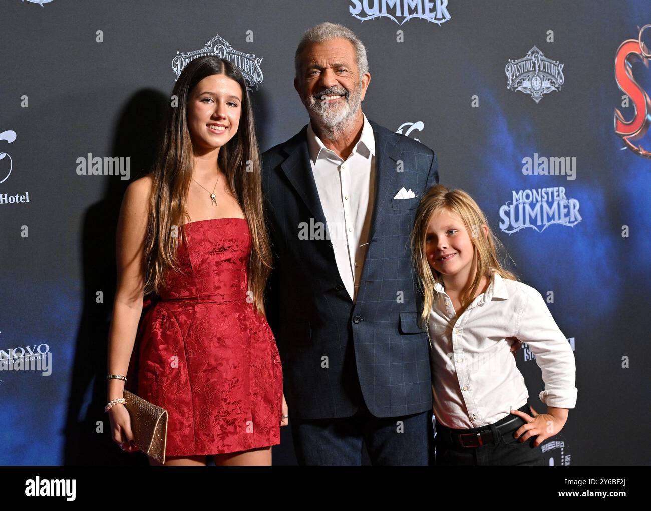 Hollywood, USA. 24th Sep, 2024. Lucia Gibson, Mel Gibson, Lars Gerard ...