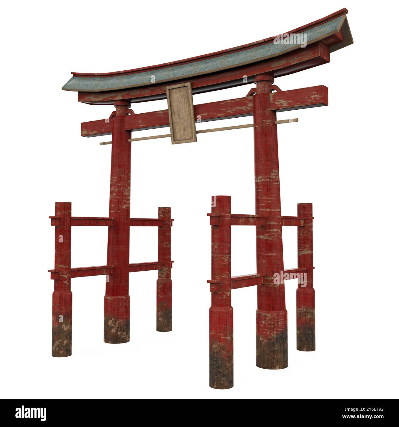 Japan Gate Isolated Stock Photo - Alamy