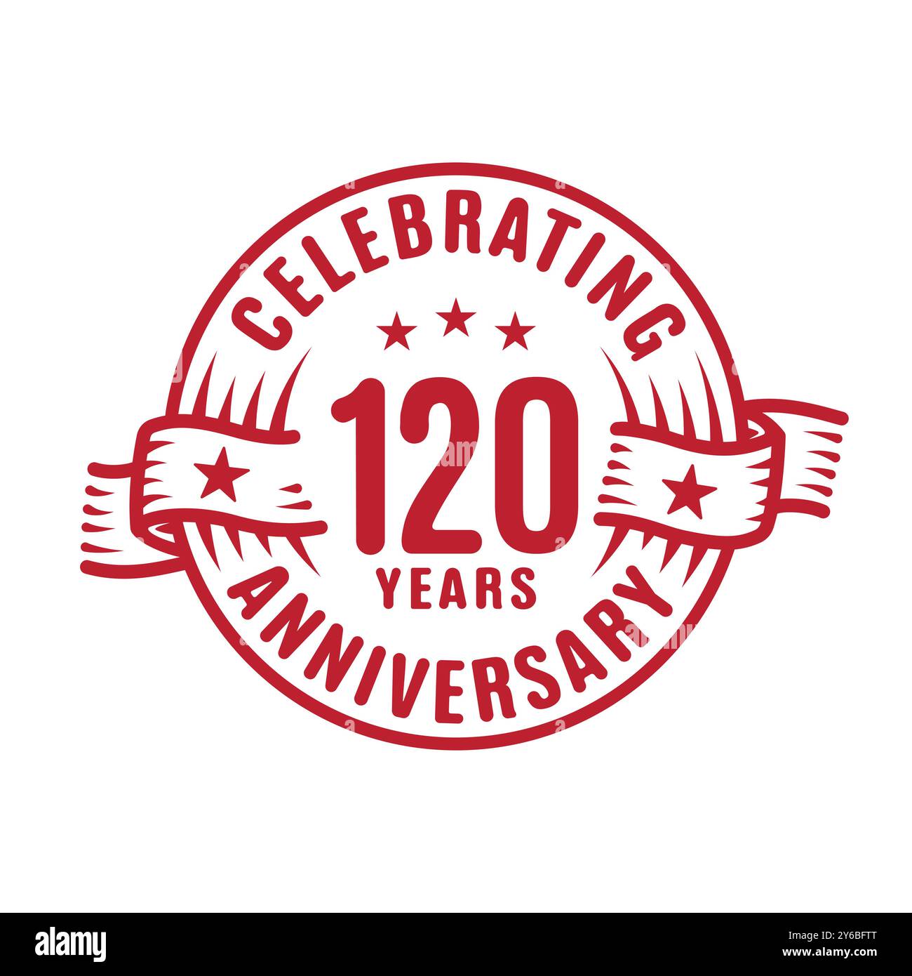 120 years logo design template. 120th anniversary vector and ...