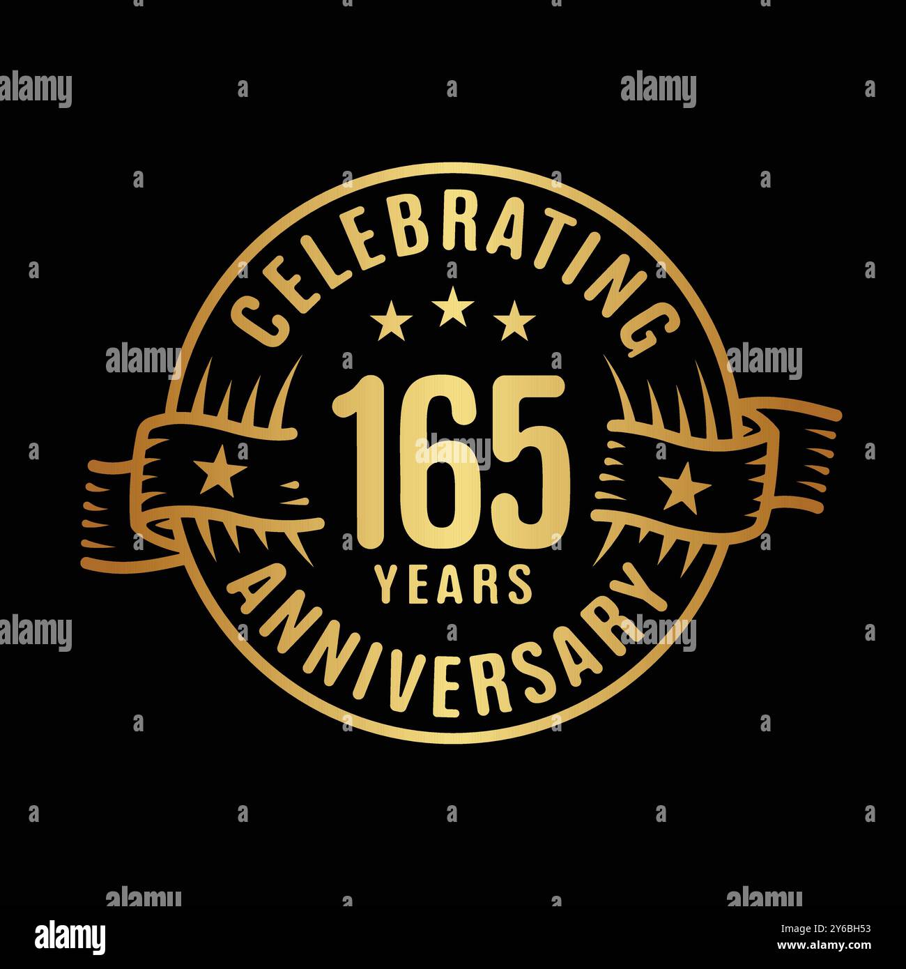 165 years logo hi-res stock photography and images - Alamy