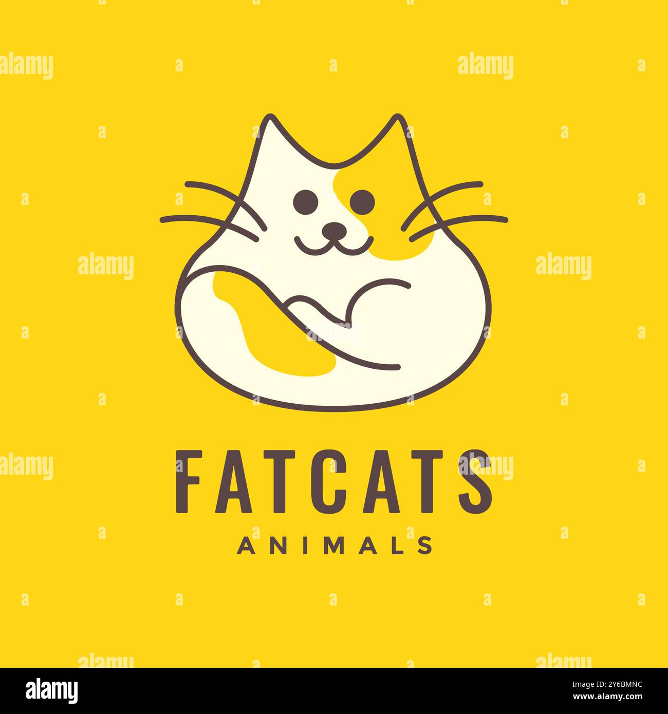 Obese pets Stock Vector Images - Alamy