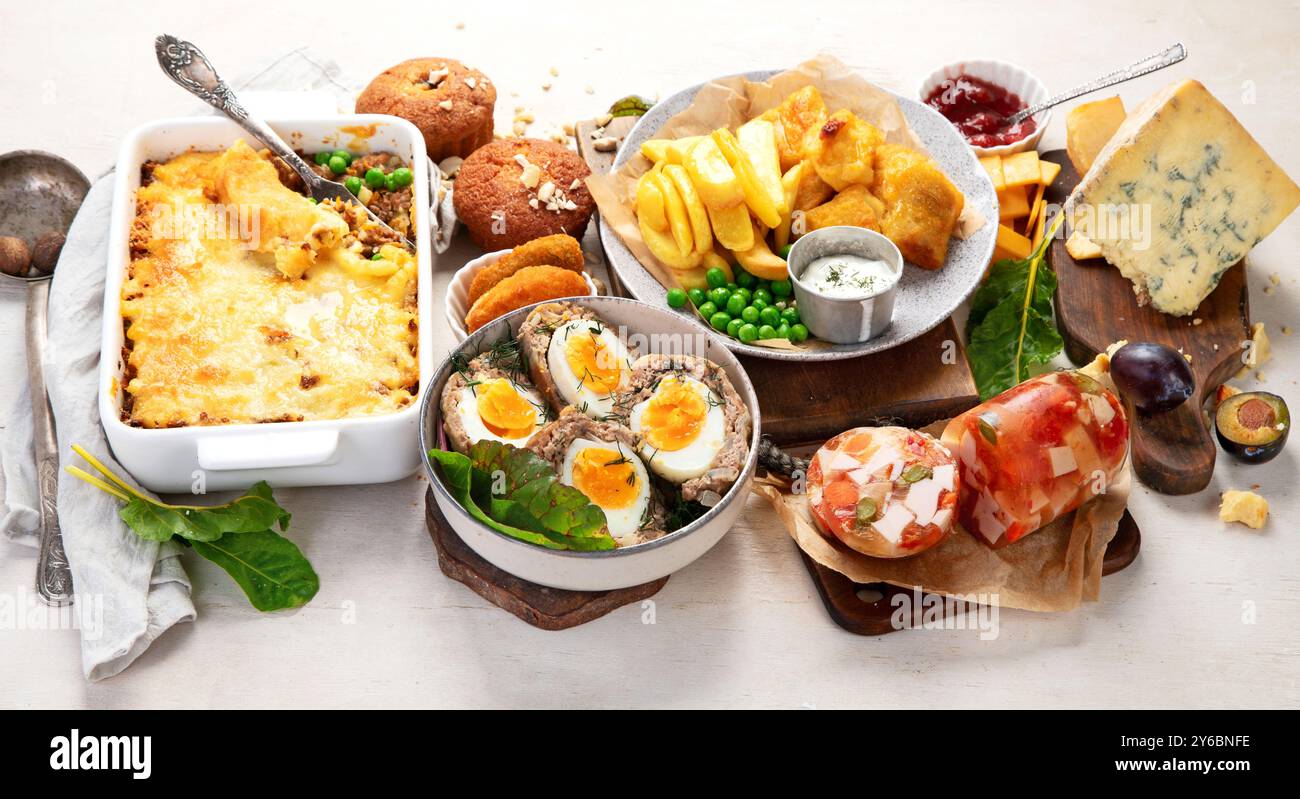 Variety of classic traditional British dishes. Meals good for lunch ...
