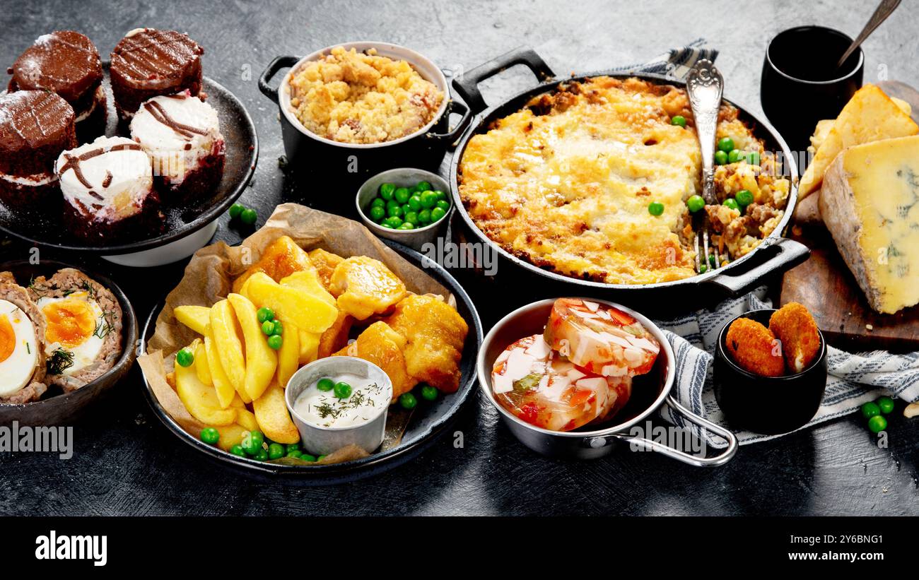 Classic british meals hi-res stock photography and images - Alamy