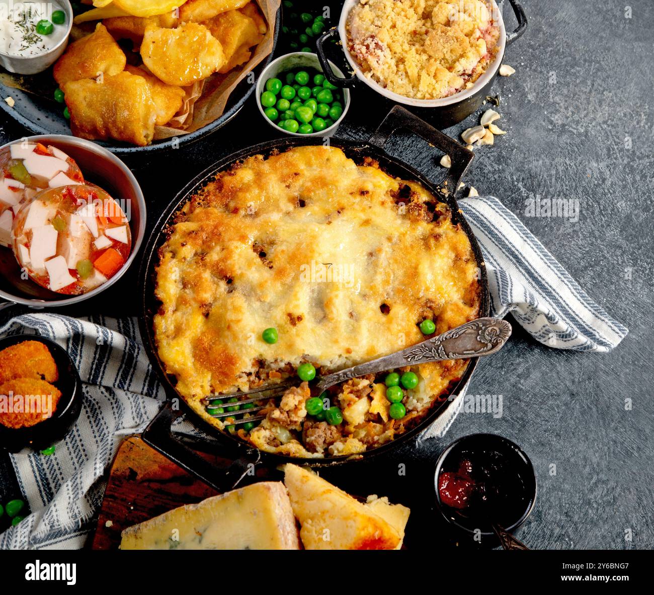 Variety of classic traditional British dishes. Meals good for lunch ...