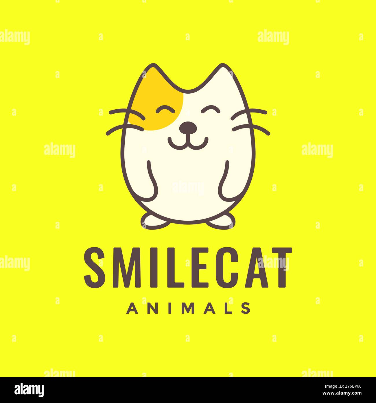 Fat cat logo hi-res stock photography and images - Alamy