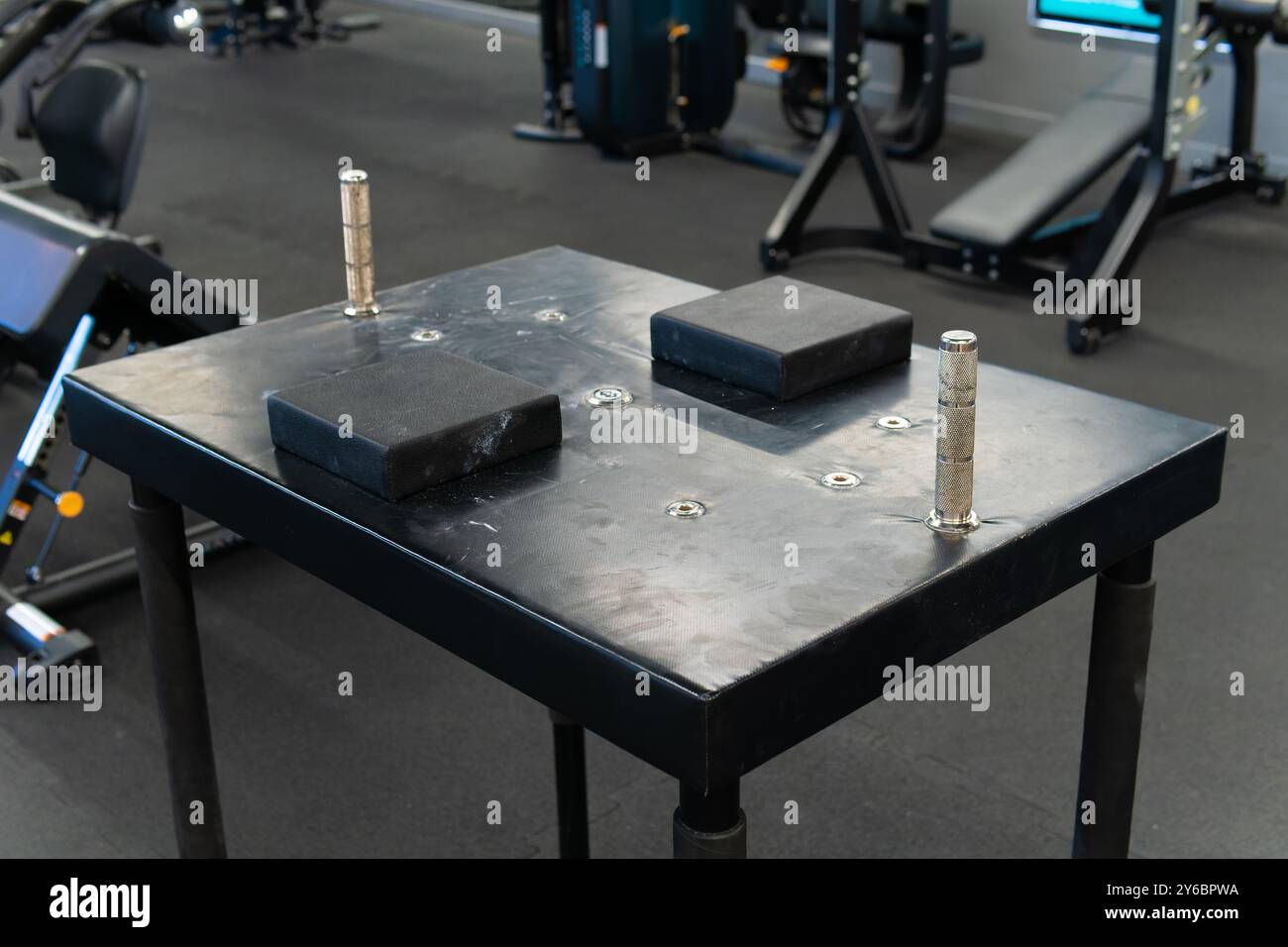 power conflict pin table sport opposition muscular powerful fight club ...