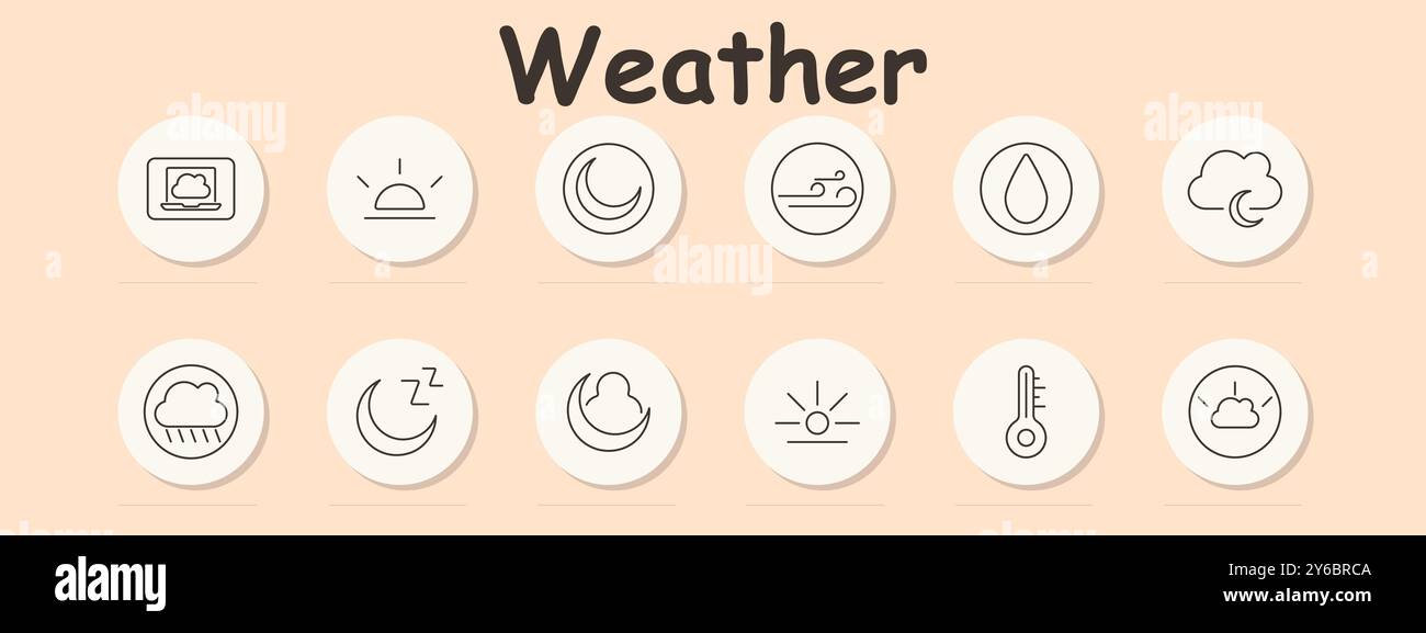 Windy sunset Stock Vector Images - Alamy