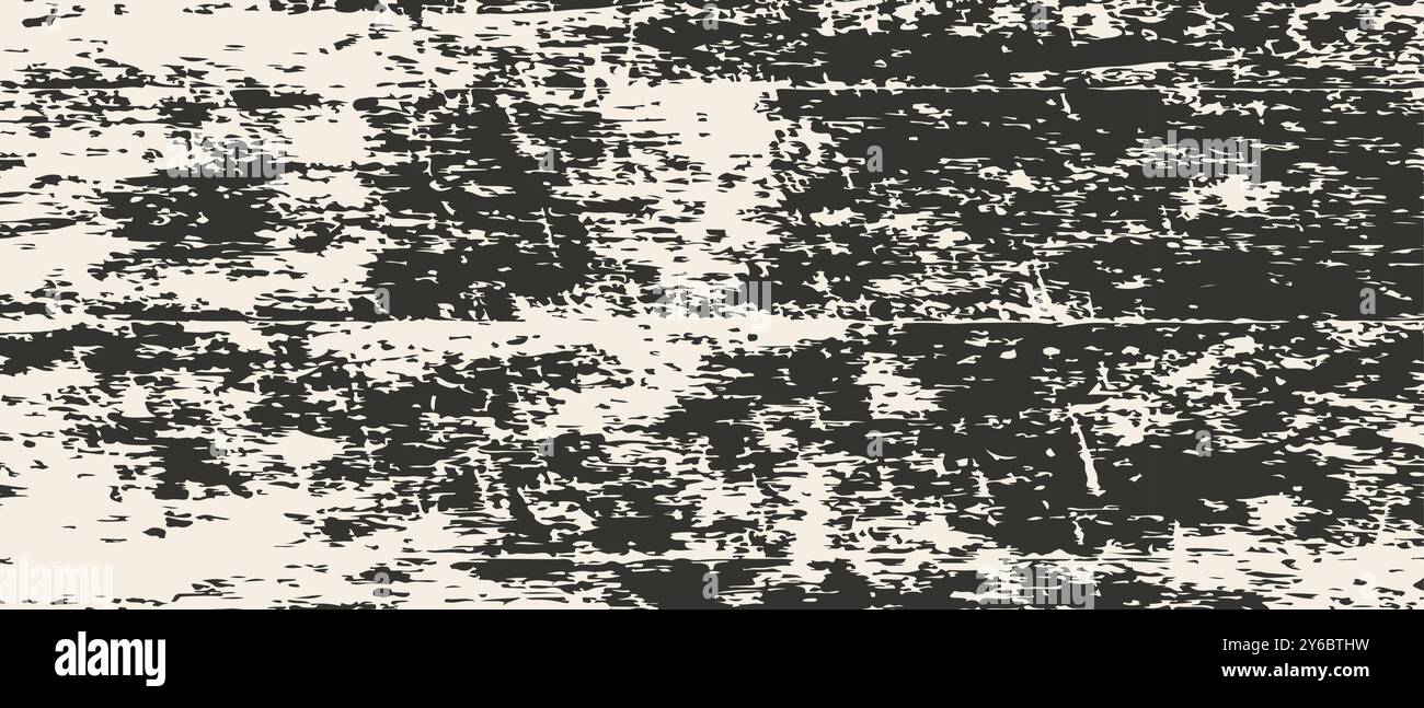 Old scratched vintage grunge texture, horizontal background. Vector ...