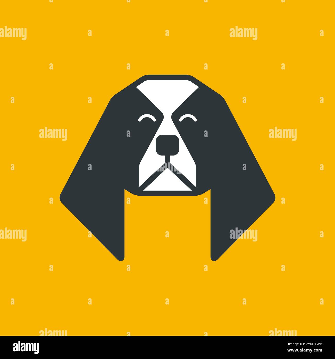 Cavalier King Charles Spaniel dog pets cute mascot cartoon colorful ...