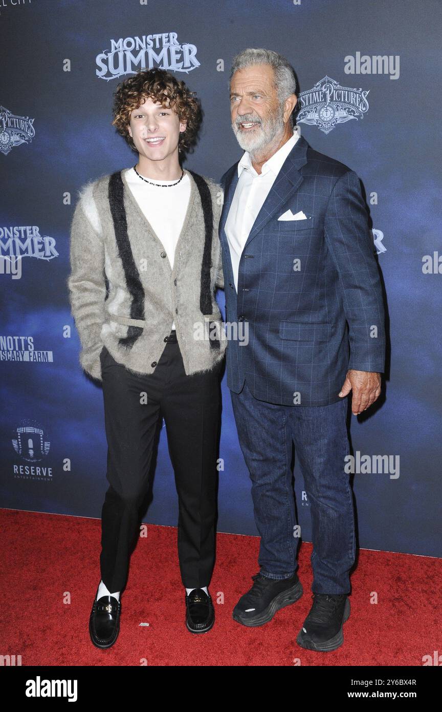 Ca. 24th Sep, 2024. Mel Gibson, Mason Thames at arrivals for MONSTER ...