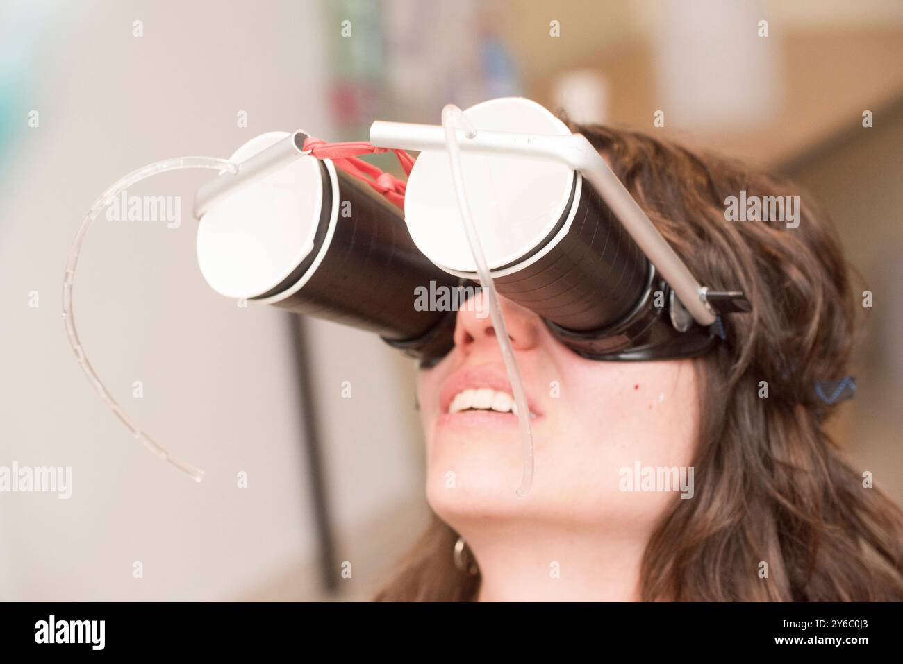 eye glasses with frame as visual aid for nearsightedness or ...