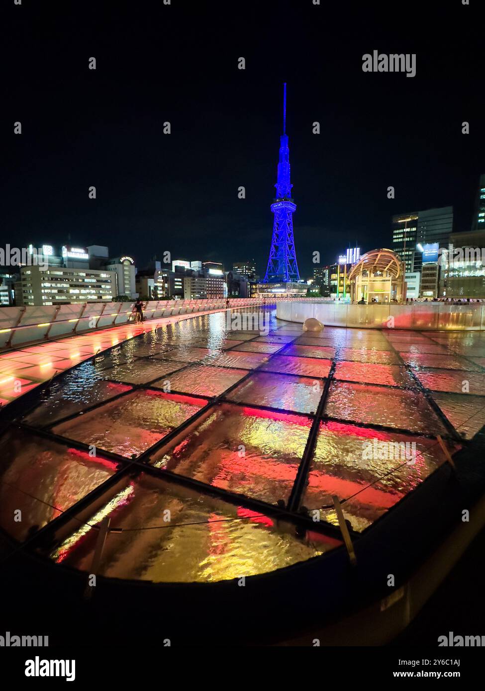 Nagoya Chubu Electric Power MIRAI TOWER inSakae, Nagoya, Japan Stock ...