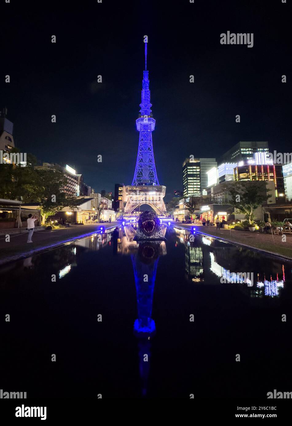 Nagoya Chubu Electric Power MIRAI TOWER inSakae, Nagoya, Japan Stock ...
