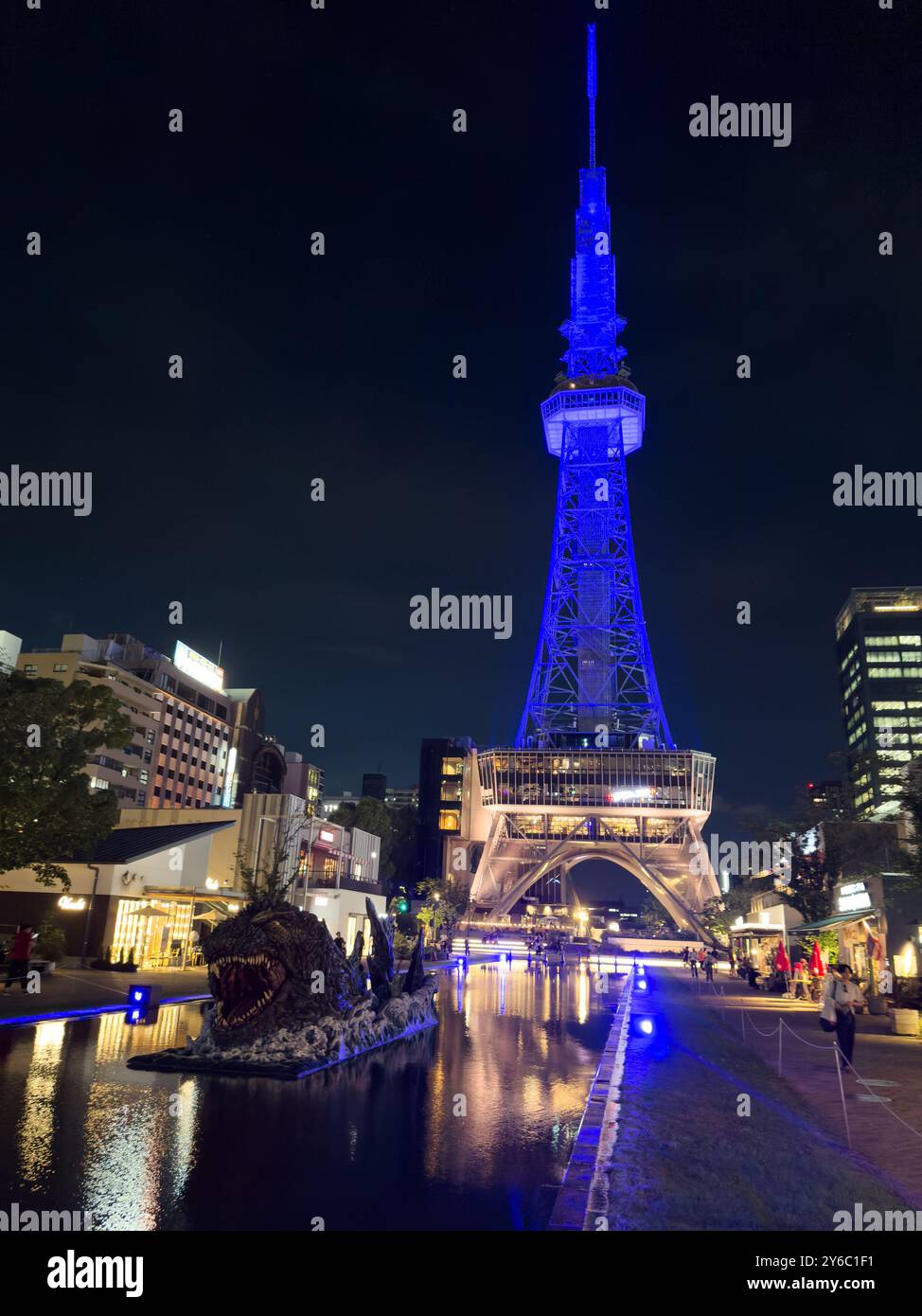 Nagoya Chubu Electric Power MIRAI TOWER inSakae, Nagoya, Japan Stock ...