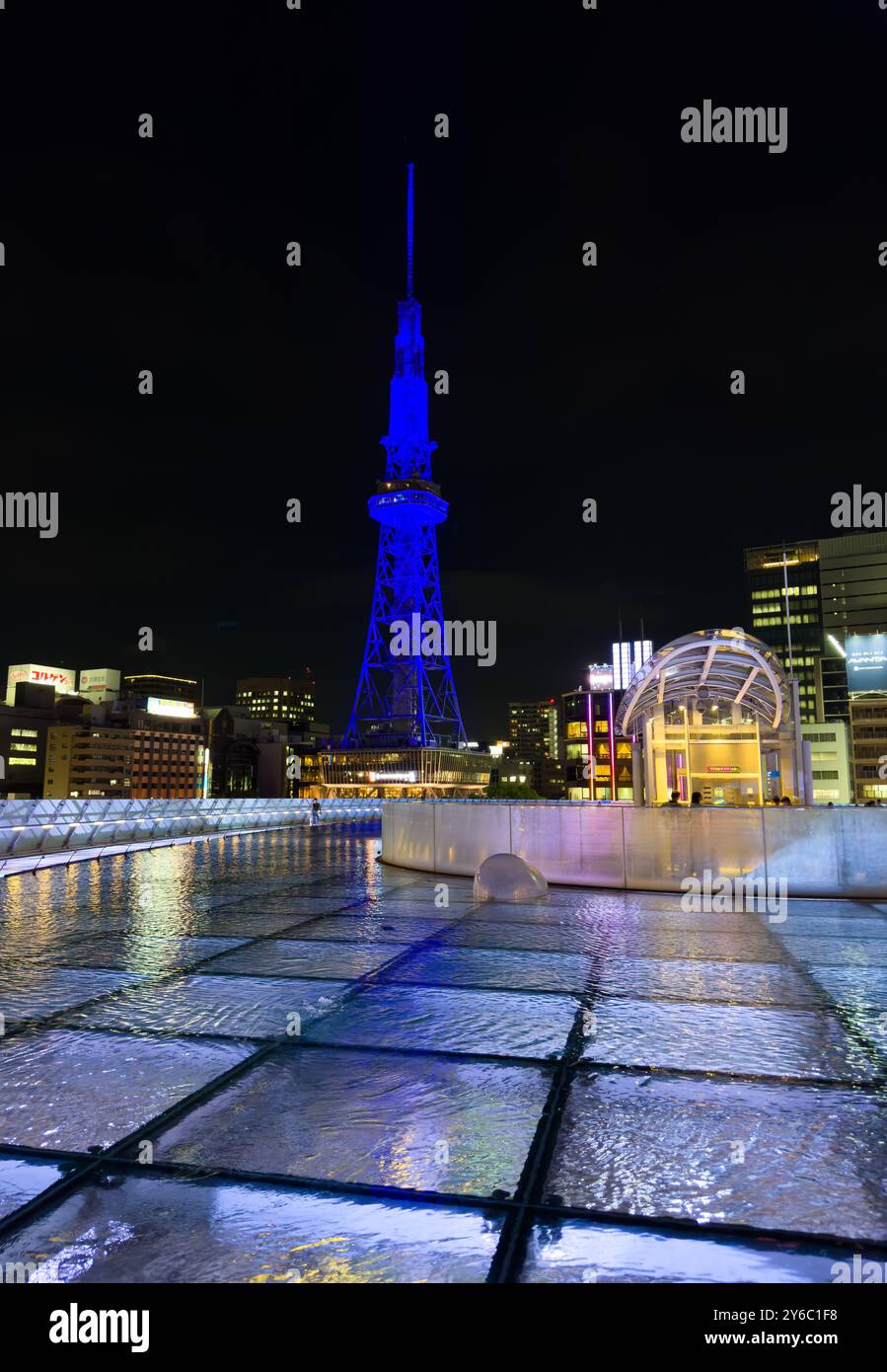 Nagoya Chubu Electric Power MIRAI TOWER inSakae, Nagoya, Japan Stock ...