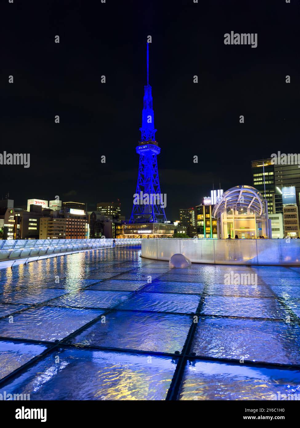 Nagoya Chubu Electric Power MIRAI TOWER inSakae, Nagoya, Japan Stock ...