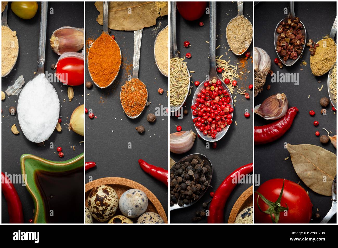 Vegetarian recipe menu background Cut Out Stock Images & Pictures - Alamy