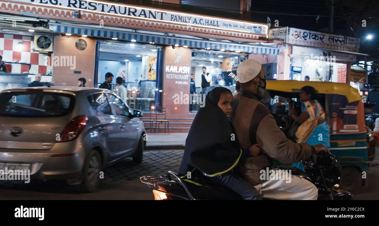 Jaipur, Rajasthan, India. Auto Rickshaw Or Tuk-tuk, Cars, Motorcycles ...