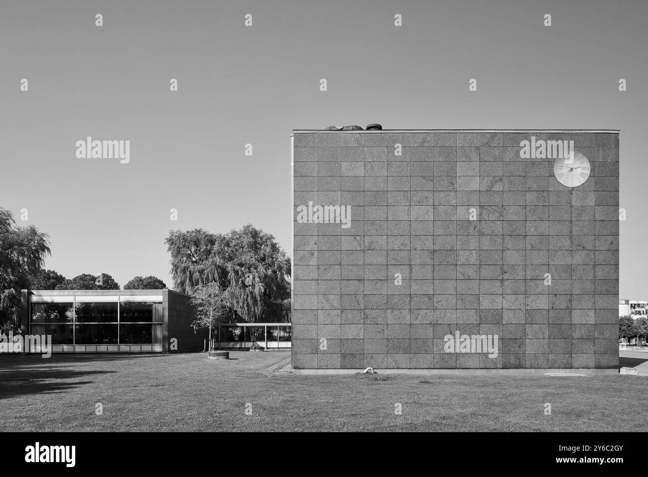 Rødovre Rådhus (Rødovre Town Hall), designed by Arne Jacobsen, 1956 ...