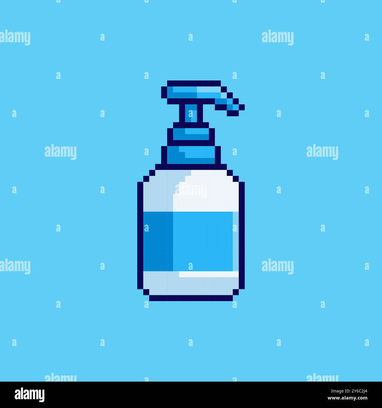 Pixel art Body wash game asset design Stock Vector Image & Art - Alamy