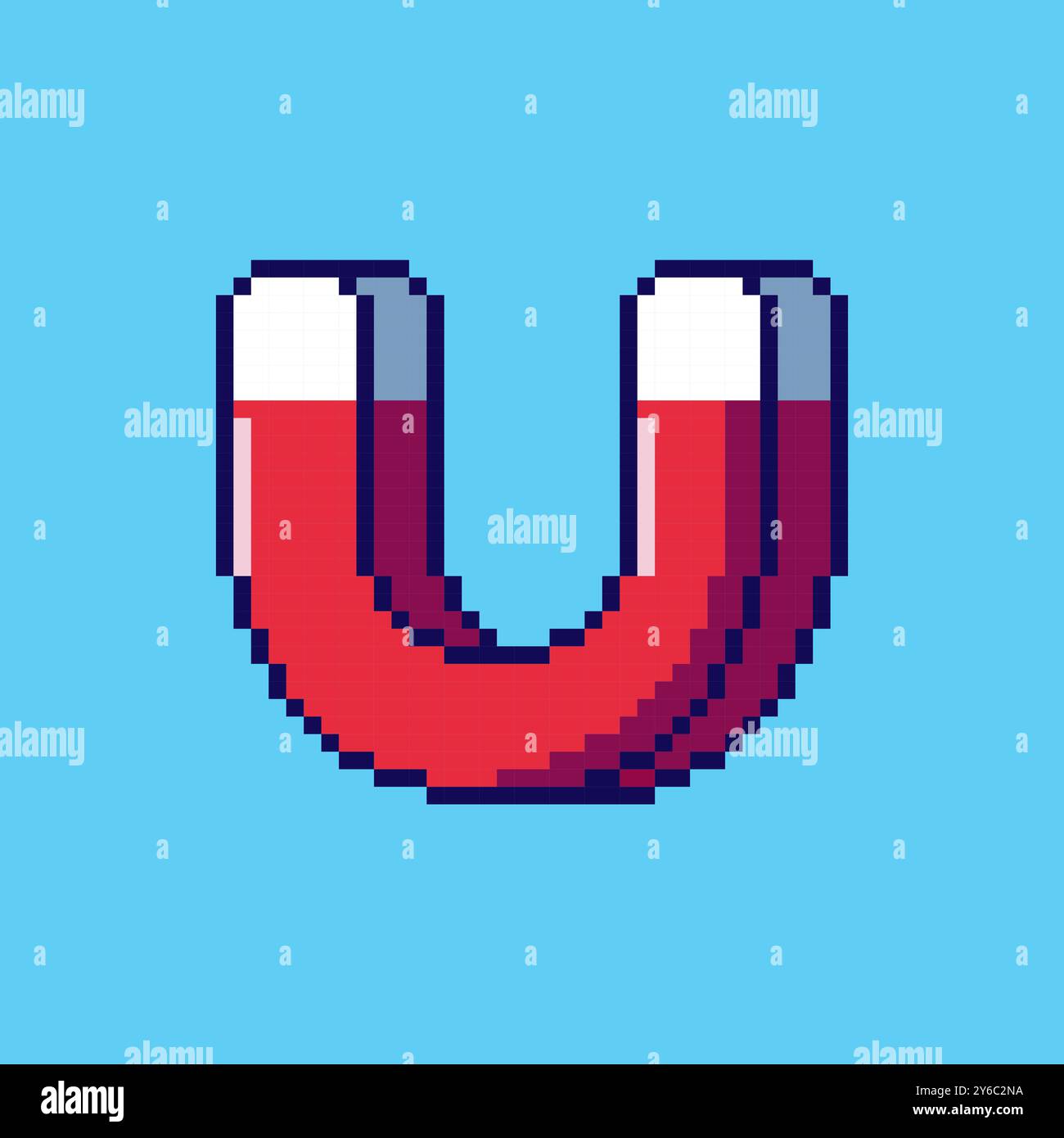 Pixel art magnet game asset design Stock Vector Image & Art - Alamy