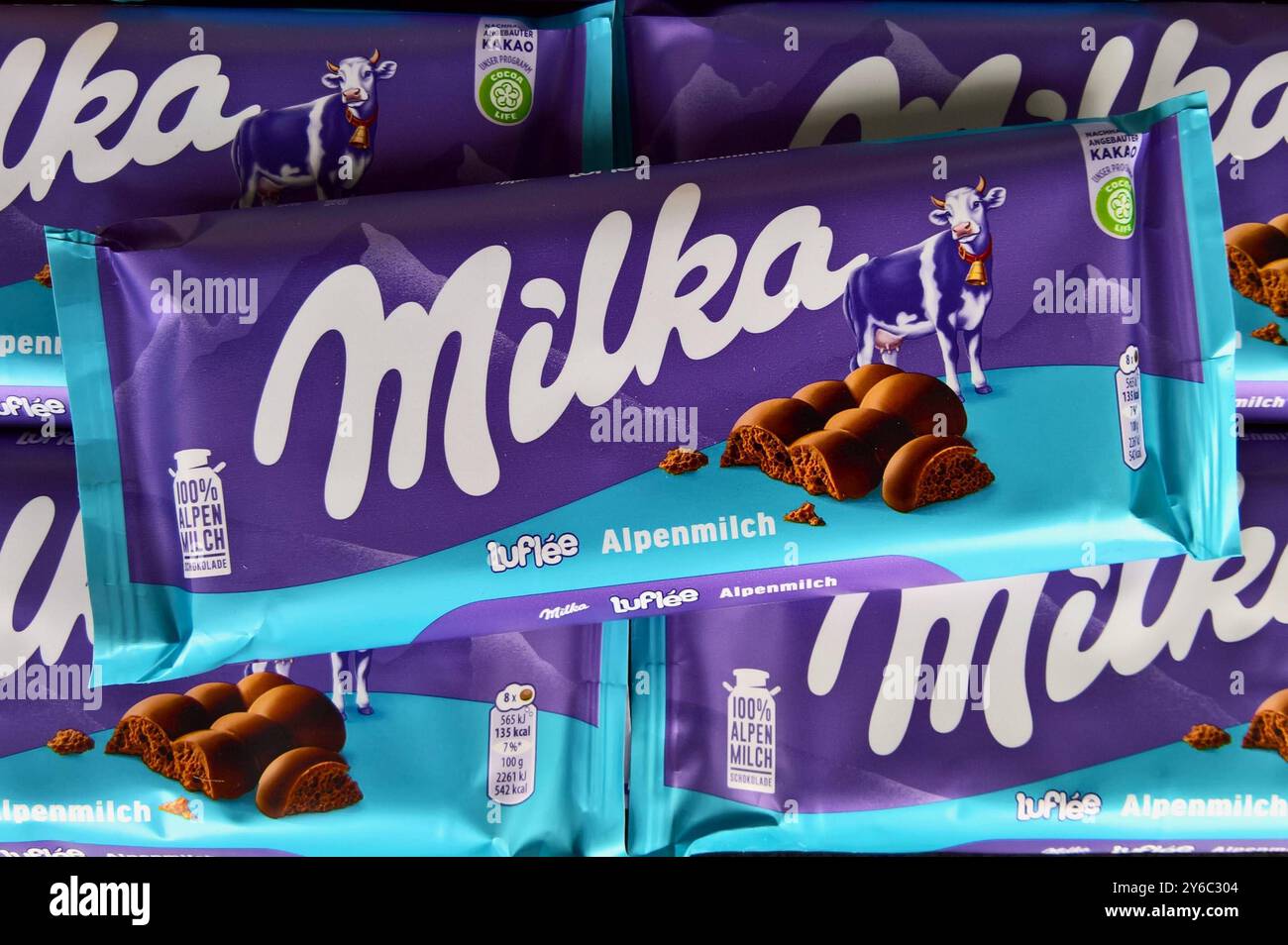 Milka Luflee Alpenmilch - Schokolade vom US-amerikanischen ...