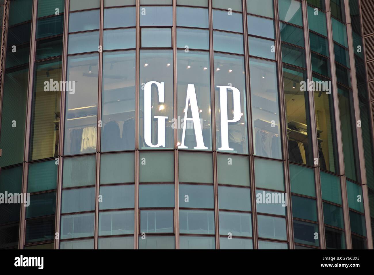 SHANGHAI, CHINA - SEPTEMBER 25, 2024 - A GAP clothing store is seen at ...
