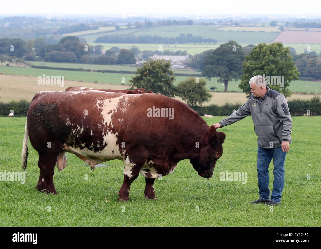 EDITORIAL USE ONLY Cumbrian farmer Paul Coates hosts the first 'British ...