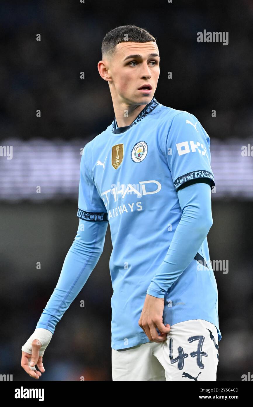 Phil Foden of Manchester City during the Carabao Cup match Manchester ...