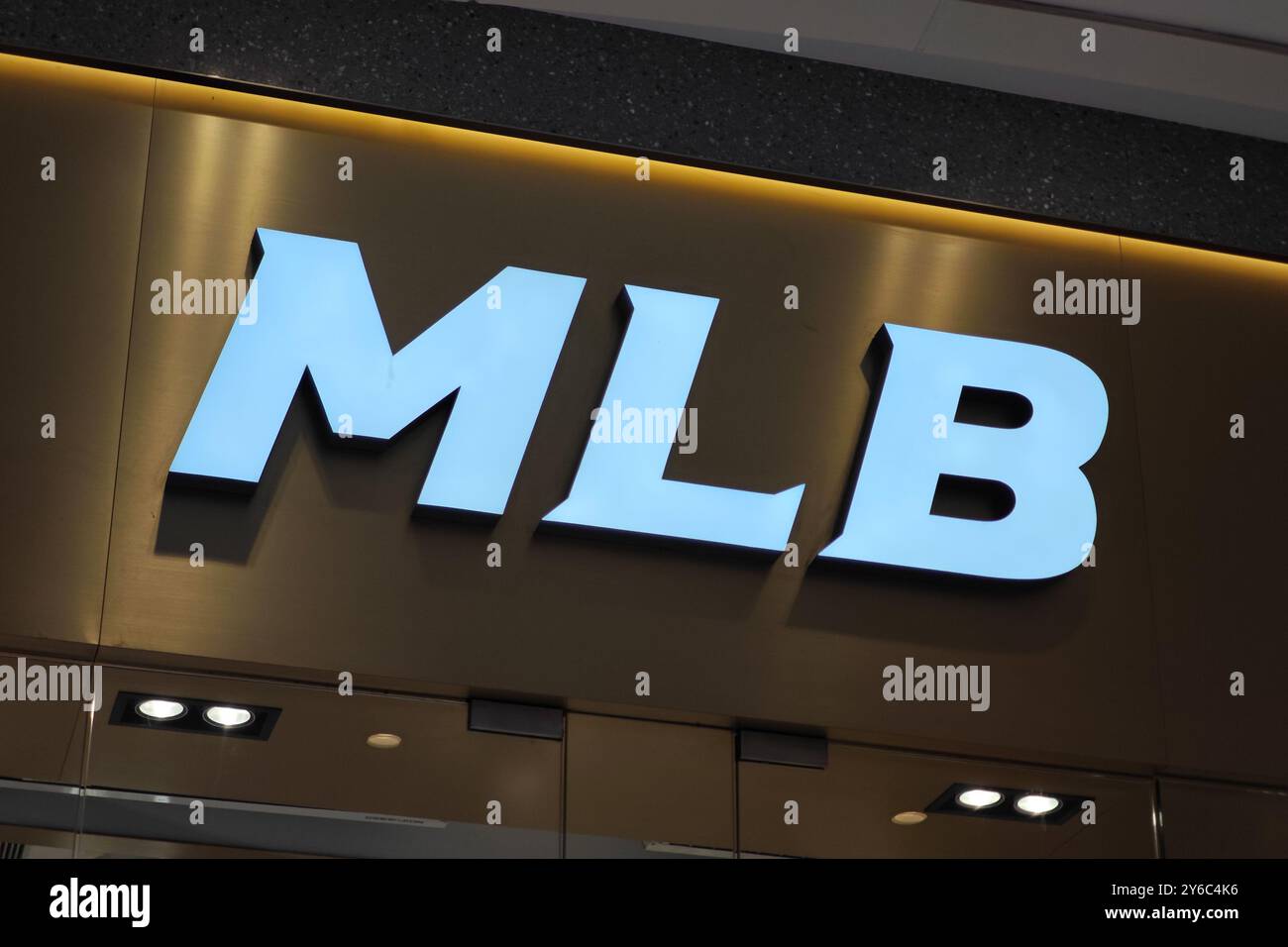 SHANGHAI, CHINA - SEPTEMBER 25, 2024 - An MLB clothing store is seen at ...
