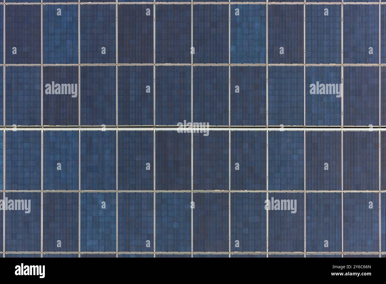 Many solar panels texture. Building with lots of solar panels ...
