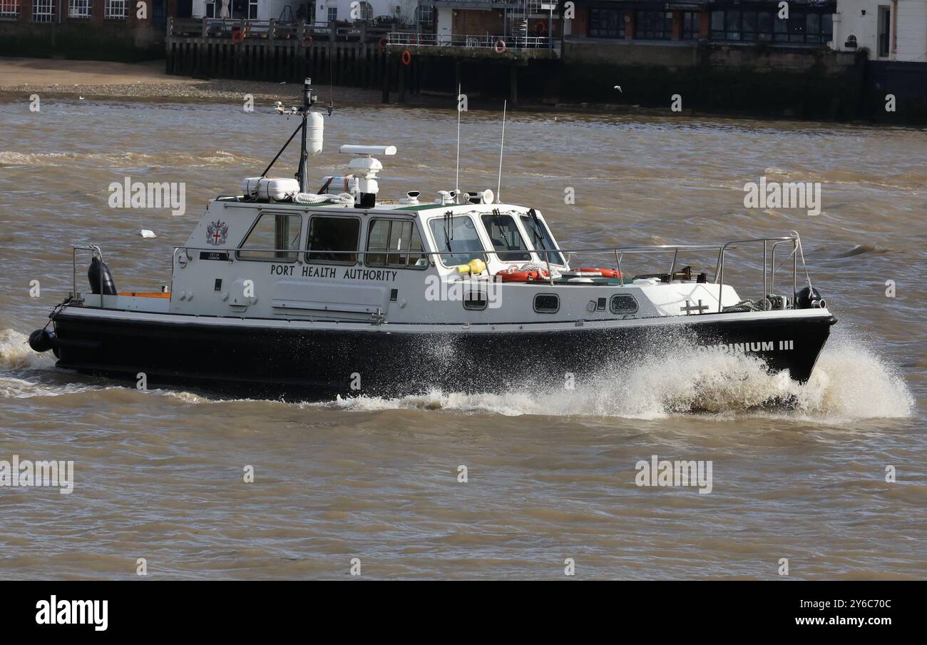 London, UK. 23rd Sep, 2024. Port Health Authority (Londinium III) on ...
