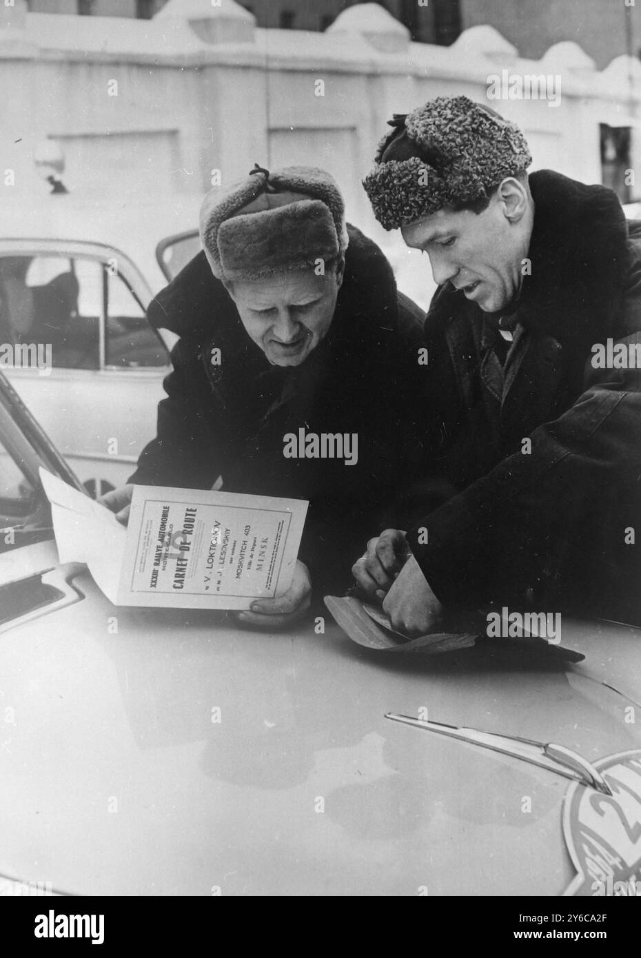 FIRST RUSSIAN DRIVERS TO ENTER MOTOR MONTE CARLO RALLY - VLADIMIR ...