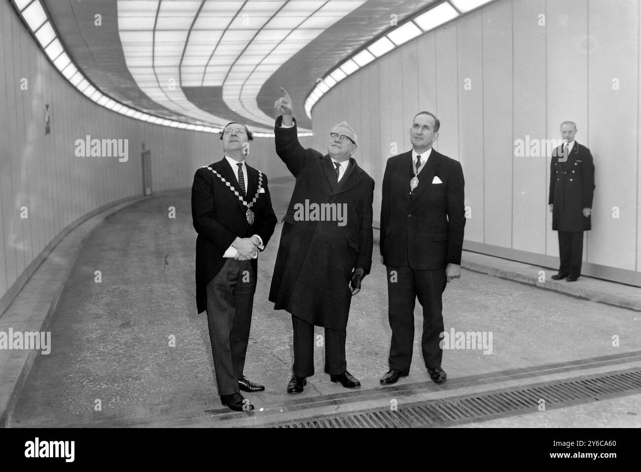 LESLIE FARMILOE COUNCILLOR AND LORD MORRISON OPEN 1 MILLION UNDERPASS ...