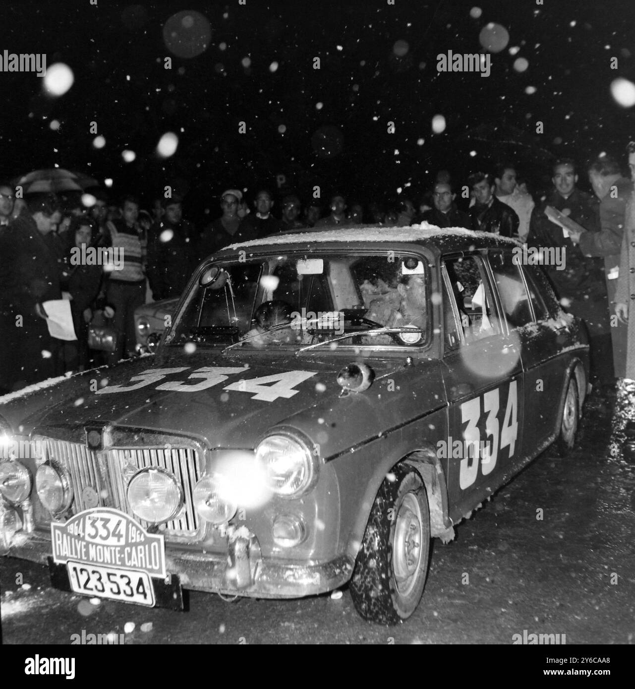 MONTE CARLO MOTOR RALLY WITH GREEK TEAM LAMBIS MALAKOPOLOUS AND GEORGE ...