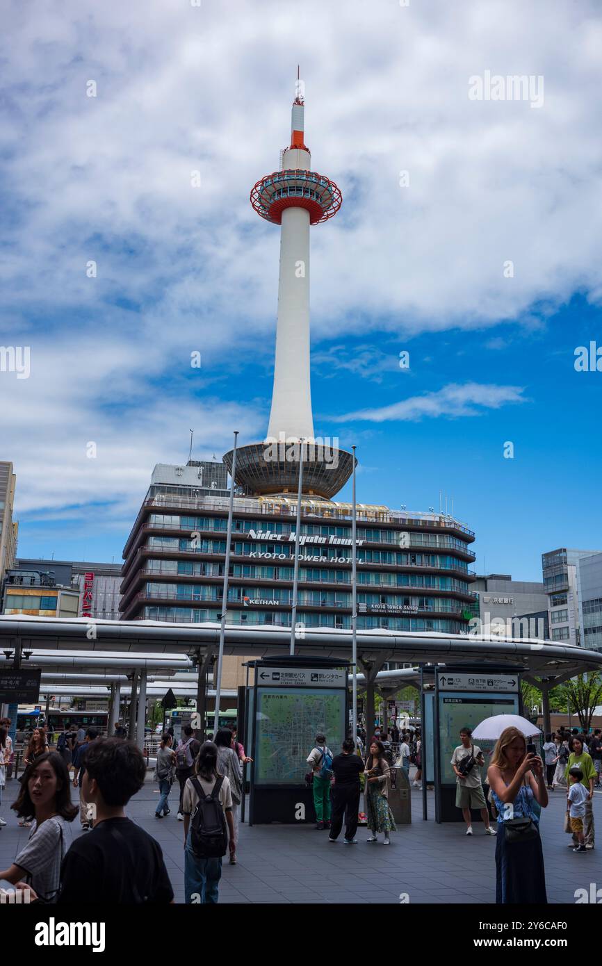 Kyoto, Japan - Jun 21, 2024: The famous tourist attraction, Nidec Kyoto ...